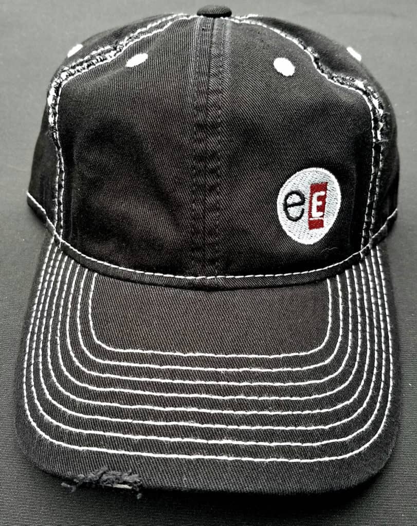 eE Mens stone washed, unstructured, distressed cap - Erie Extreme